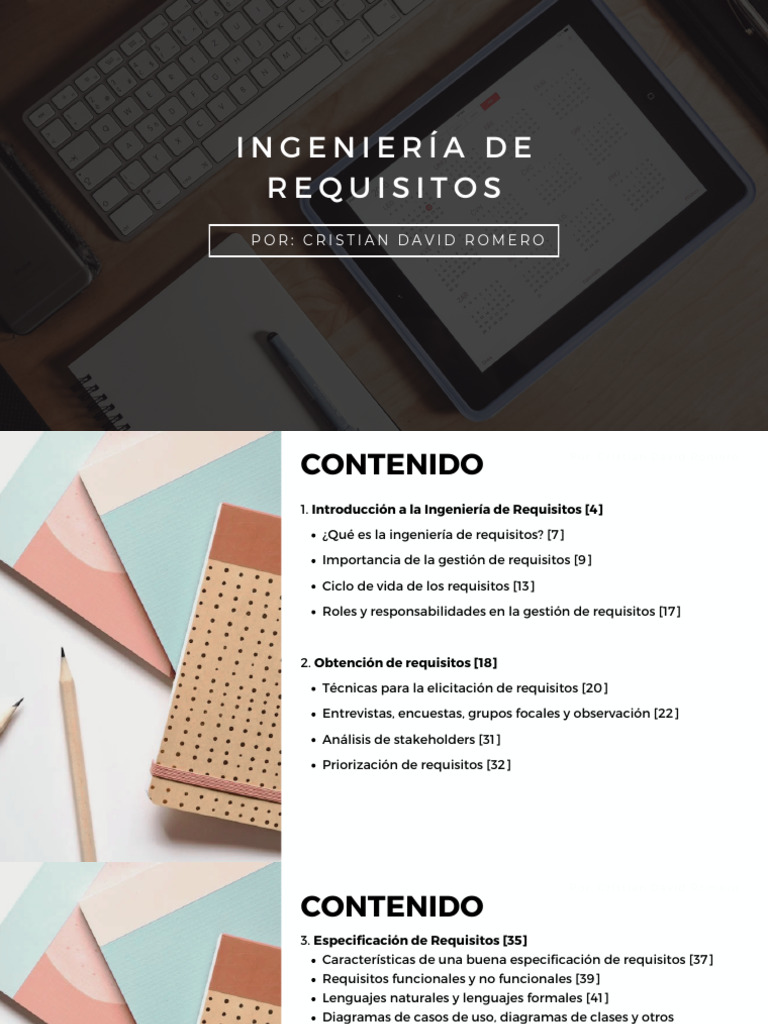 Ingeniería de Requisitos | PDF | Software | Ingeniería de software