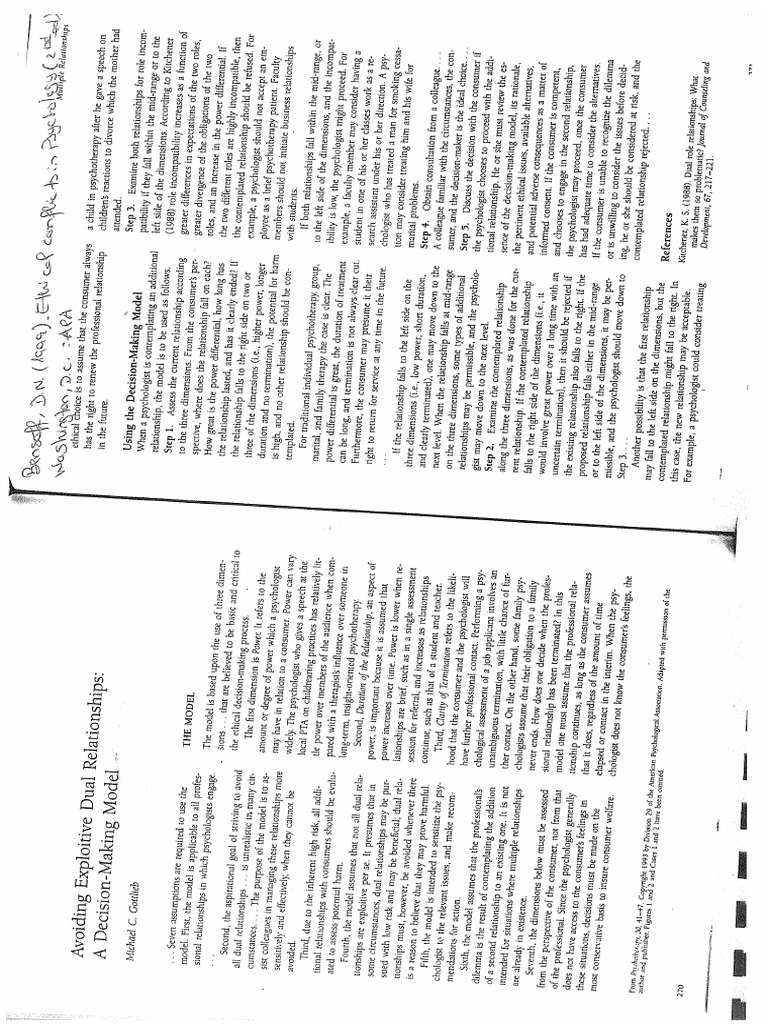 Avoiding Exploitive Dual Relationships | PDF