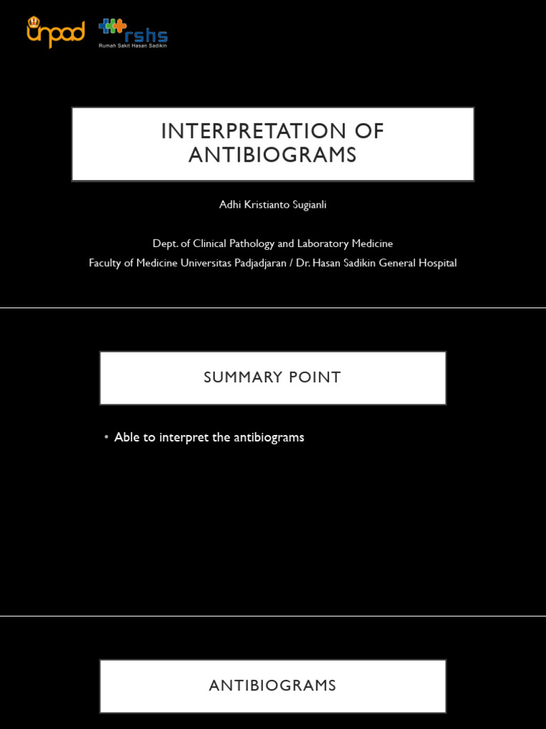 06.interpretation To Antibiograms WHONET | PDF | Antimicrobial Resistance | Antimicrobial