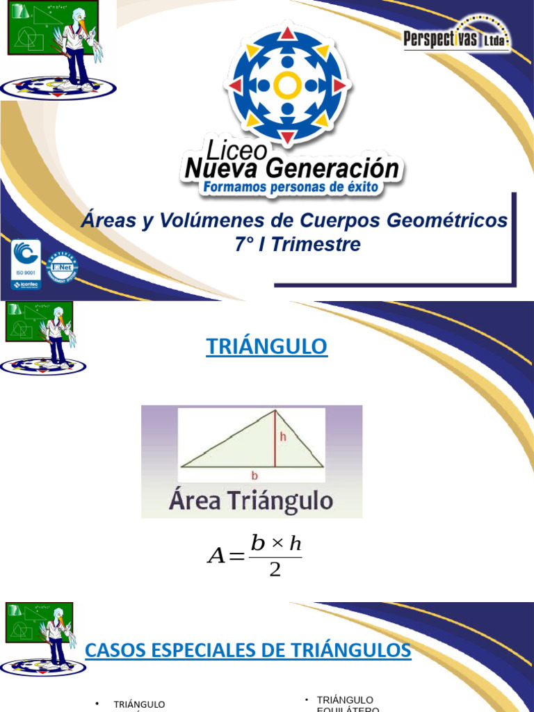 Areas y Volumenes 2021 | PDF | Triángulo | Geometria clasica