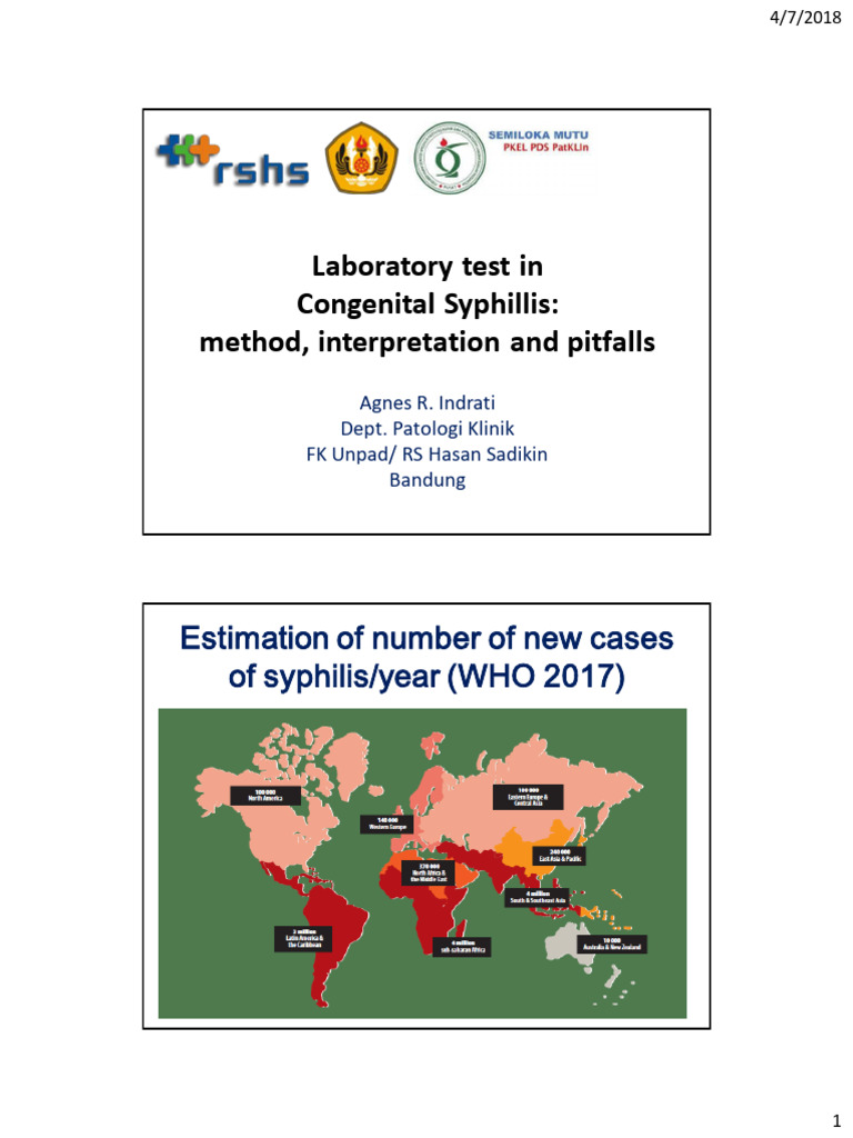 2-Syphilis Congenital PKEL Final | PDF | Serology | Medicine