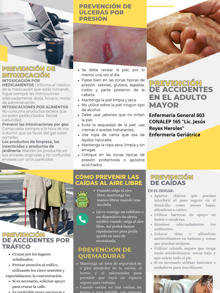 Riesgos para el adulto mayor | PDF