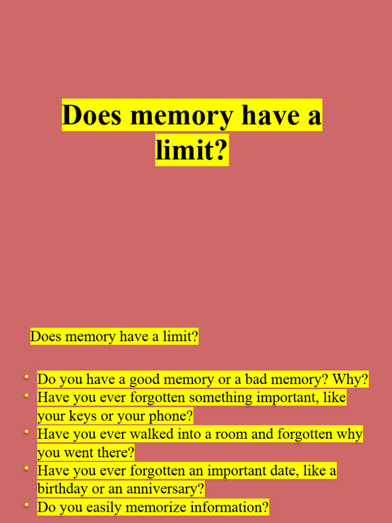 Memory | PDF | Memory | Psychology