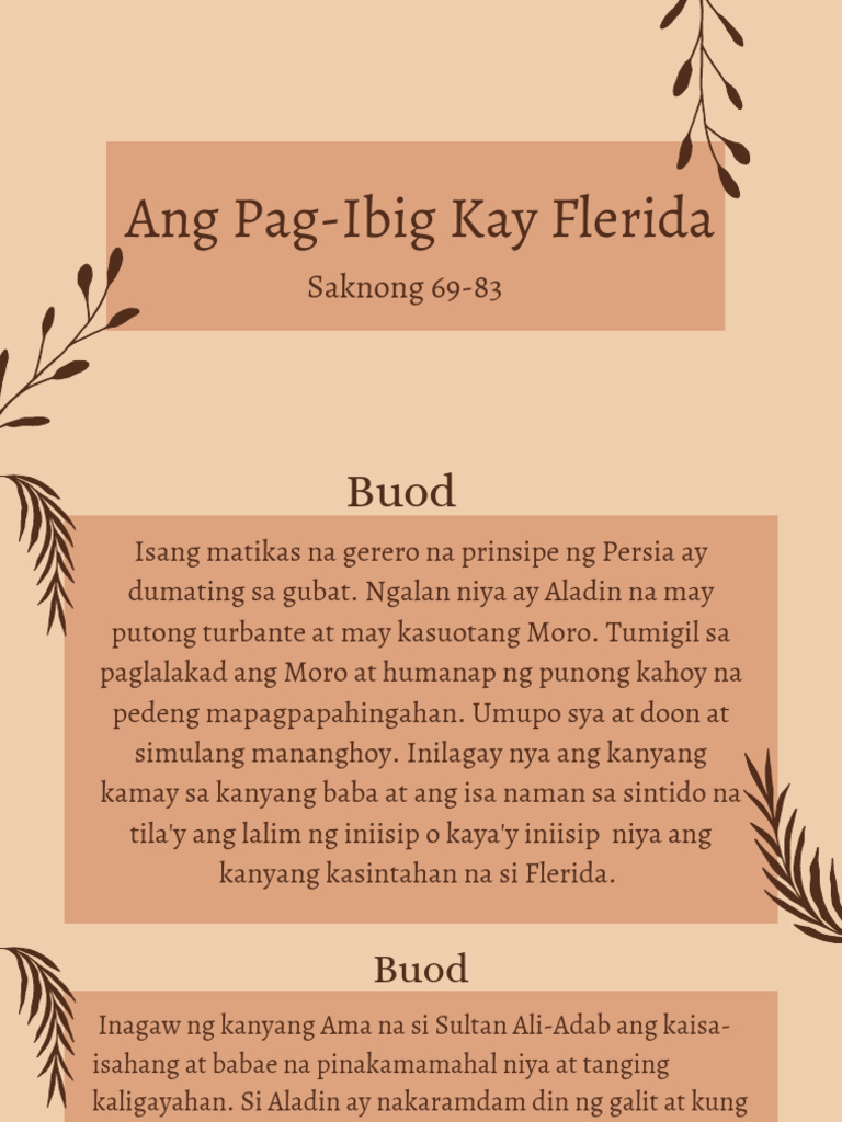 Saknong-69-83 (Benitez & Guianan) | PDF