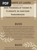 Florante at Laura Script | PDF