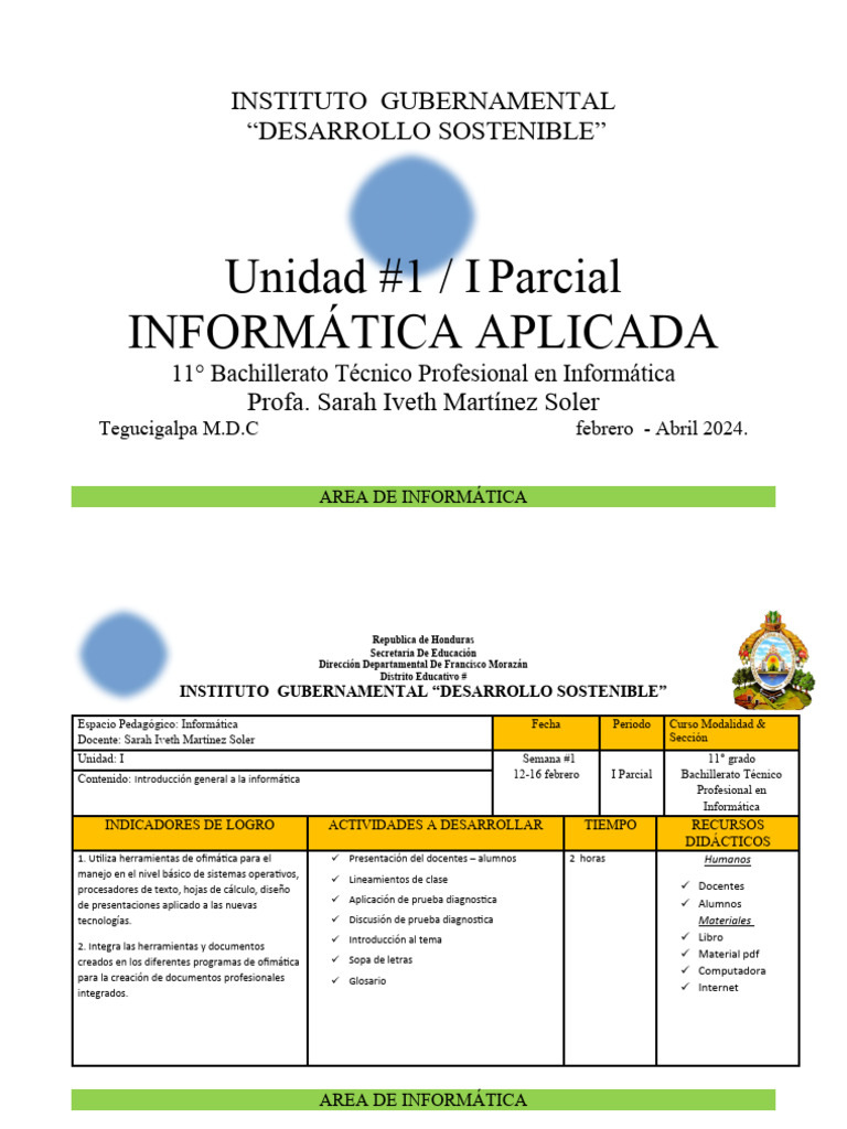 Informatica Aplicada | PDF | Informática | Enseñando