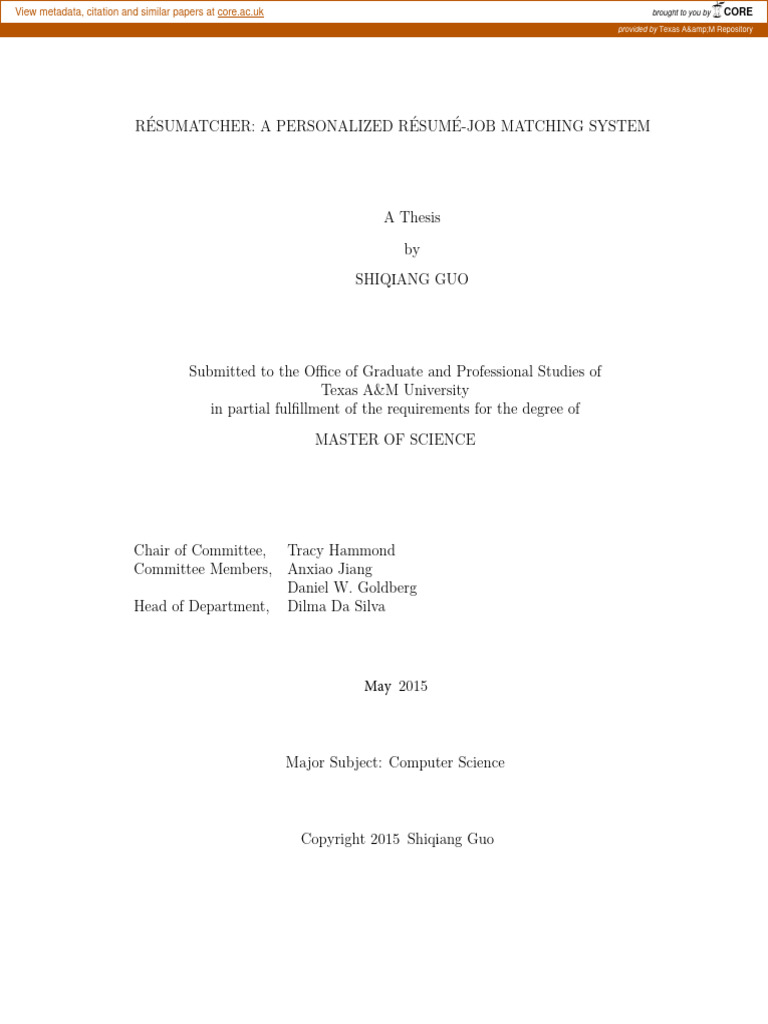 Pfe Resumatcher | Download Free PDF | Résumé | Parsing