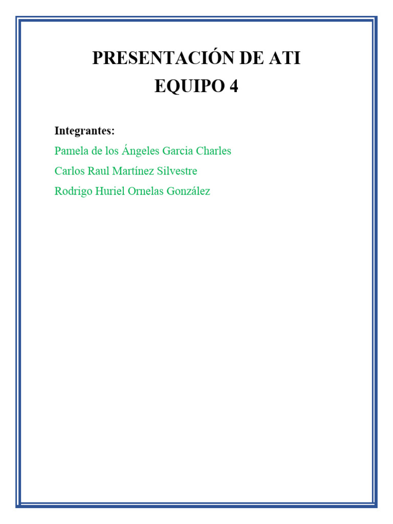 Presentación de Ati 4 | PDF | Ventana (informática) | Microsoft Word