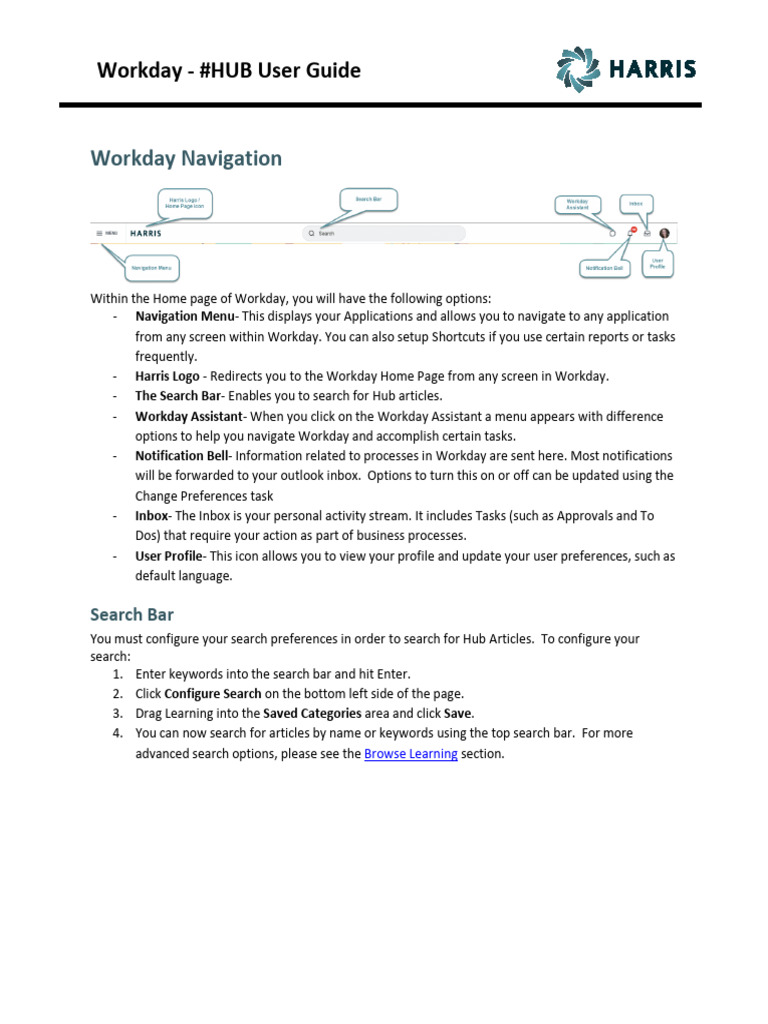 Workday Learn - Learner - Internal HUB | PDF | Multimedia | Computing