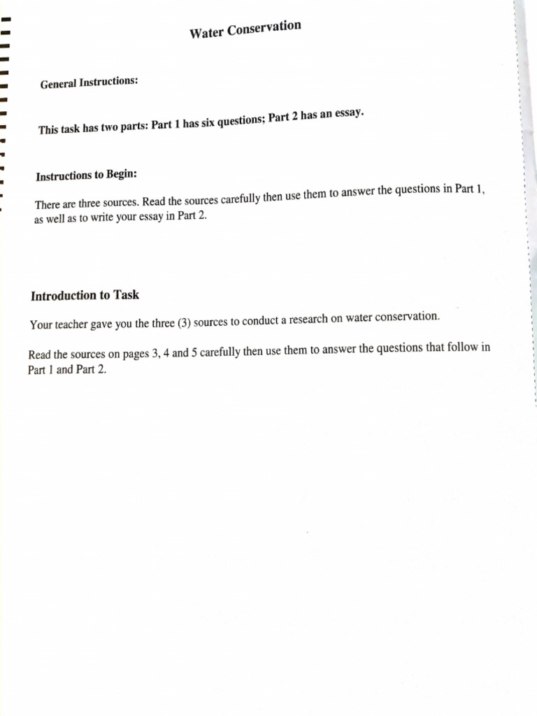 LA Performance Task 2024 | PDF