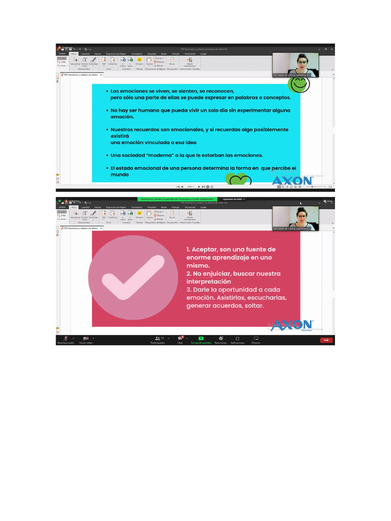 Emociones Axon Training Pdf