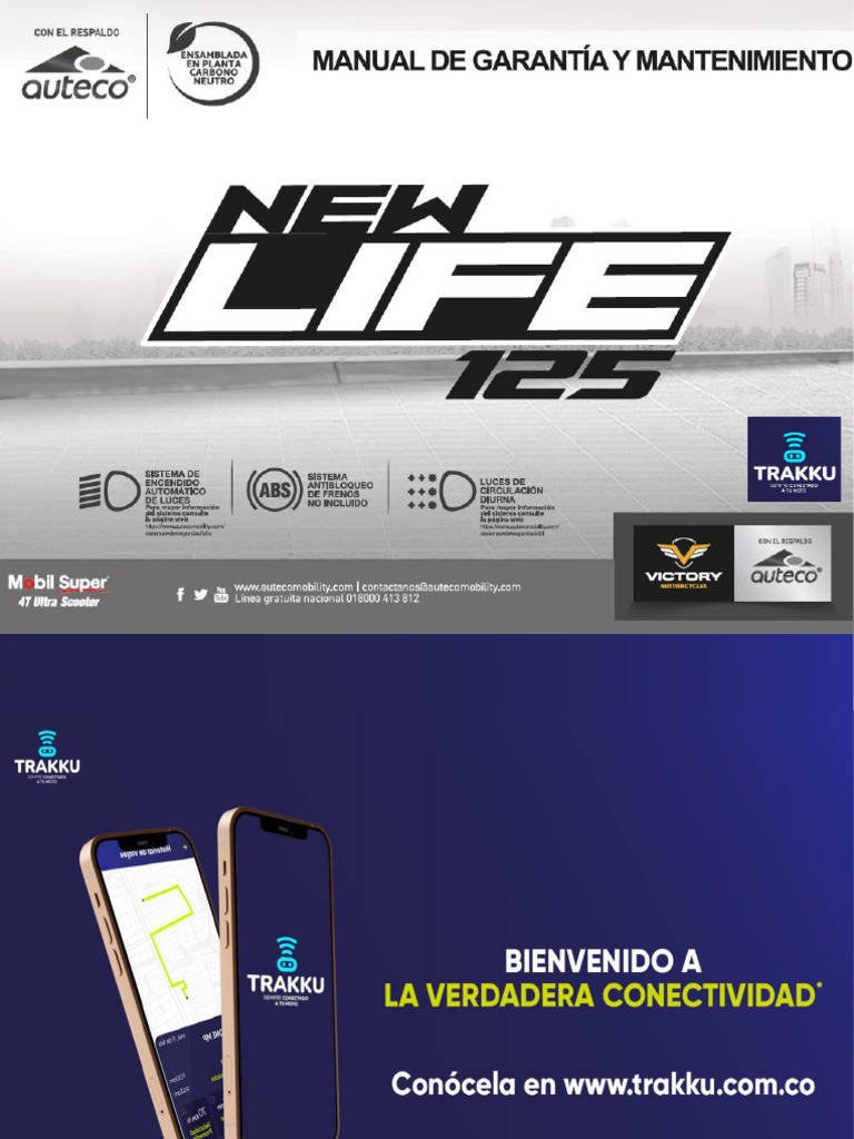 Ficha Técnica Victory Life 125 | PDF | Aplicación movil | Residuos