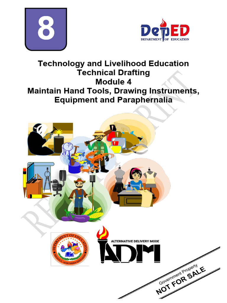 TechDraft Module 4_V5 | PDF | Blade | Knife