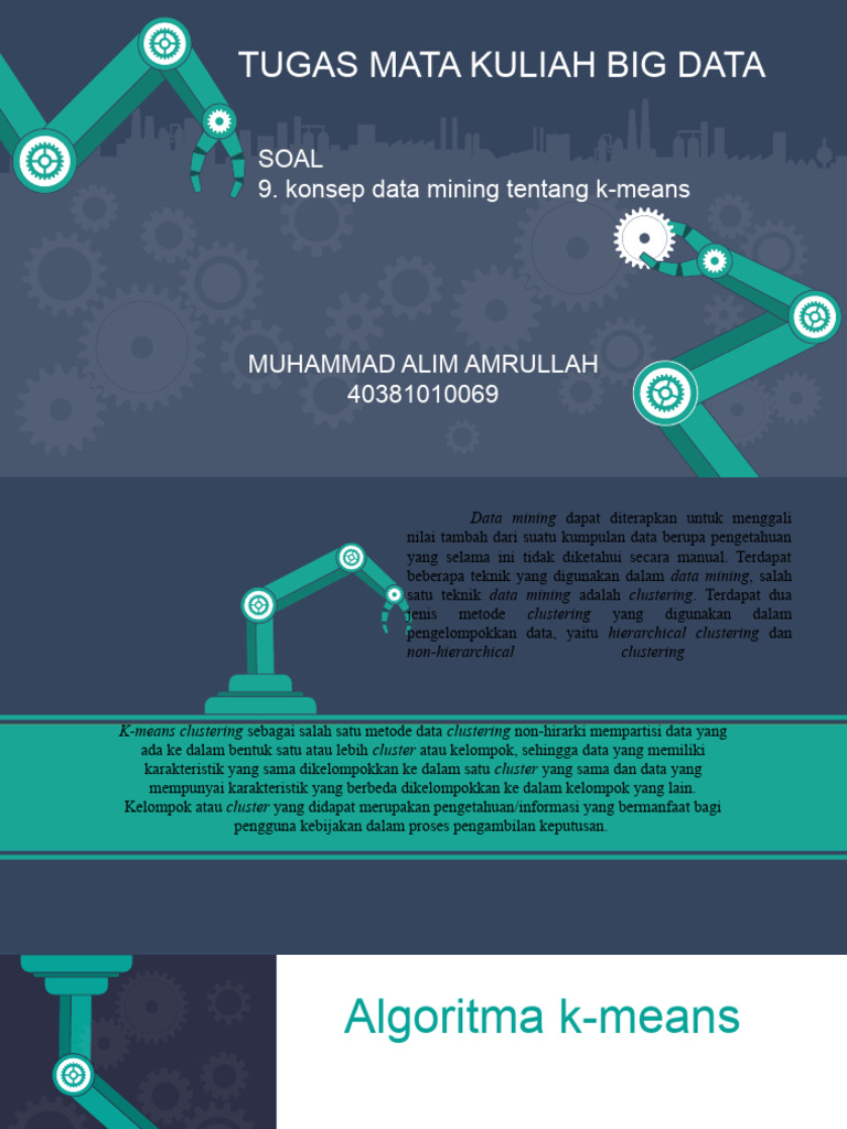 9.konsep Data Mining Tentang K-Means | PDF | Sains & Matematika