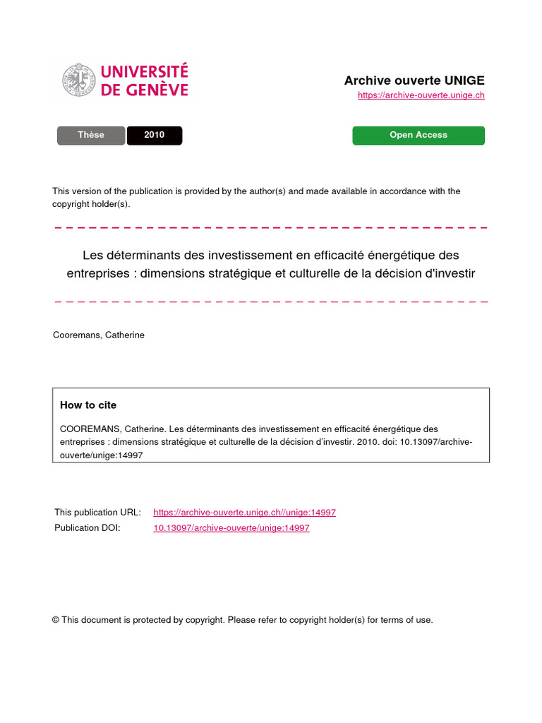 Les Déterminants Ide Intérésant | PDF | Investir | Business