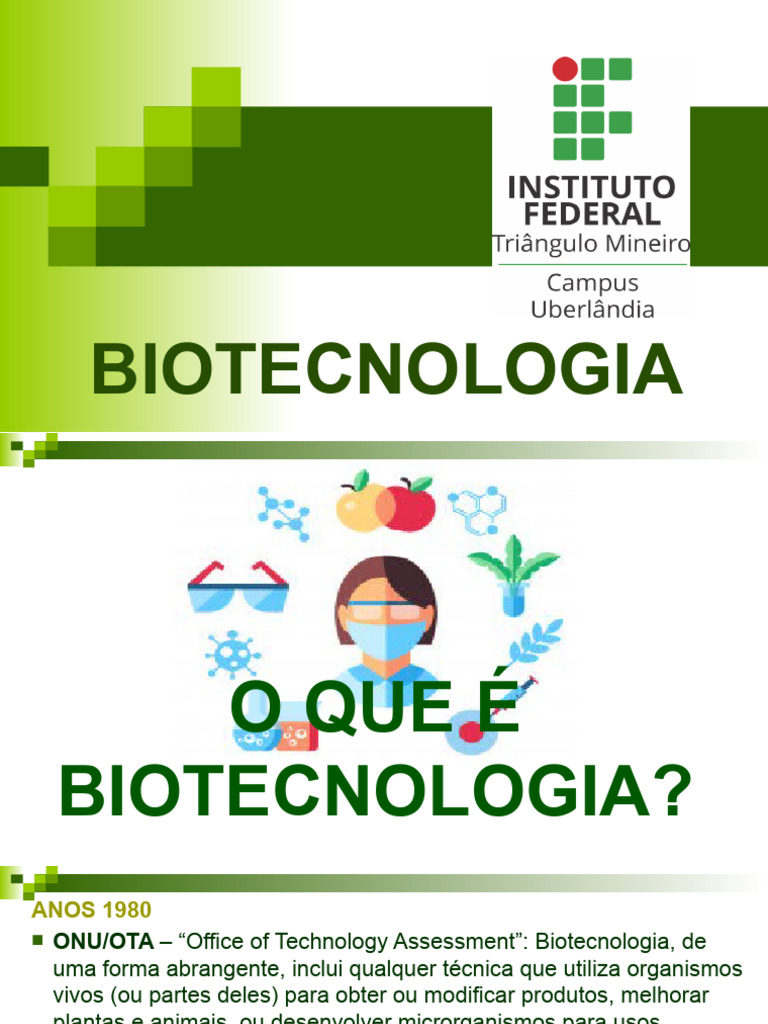 3 Aula BIOTEC 2022-2 | PDF | Biotecnologia | Genética