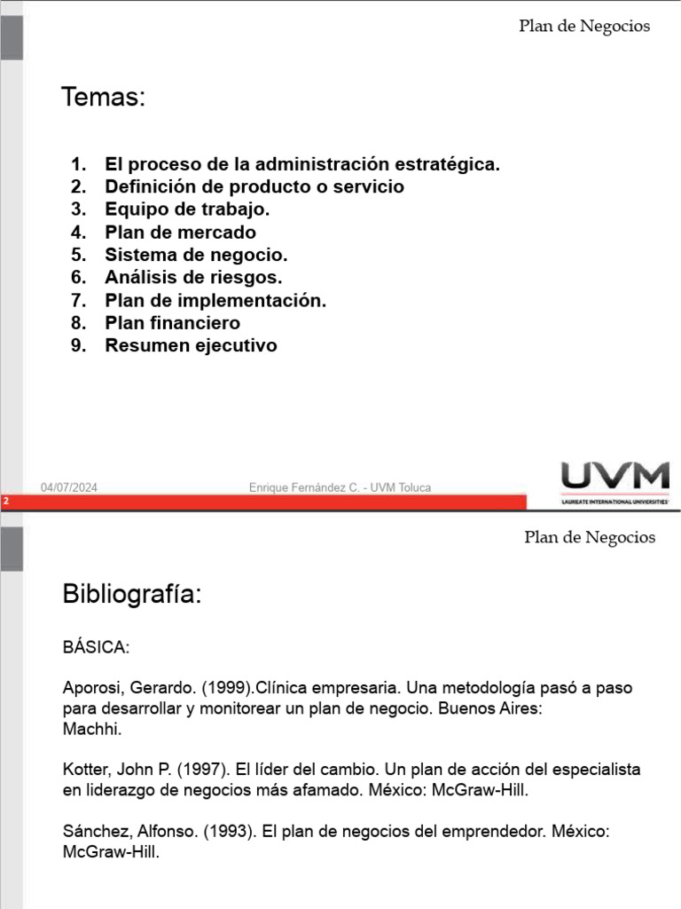 Plan de Negocios 2023 | PDF | Plan de negocios | Business