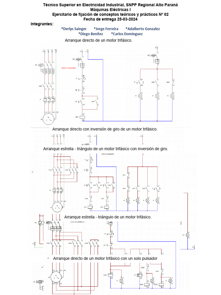 Maquinas electricas_ ESQUEMAS | PDF | Motores | Electromagnetismo
