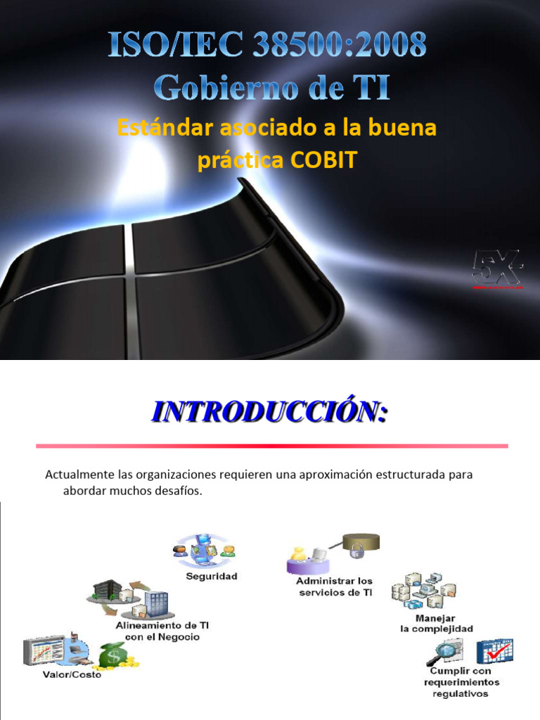 Gobierno de TI y Norma ISO/IEC 38500 | PDF | Cobit | Business