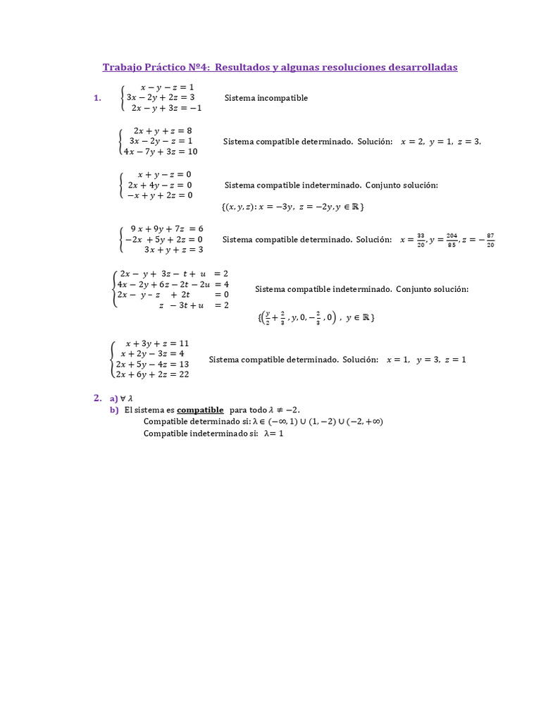TP3 - 2023 Resultados y Resoluciones | PDF