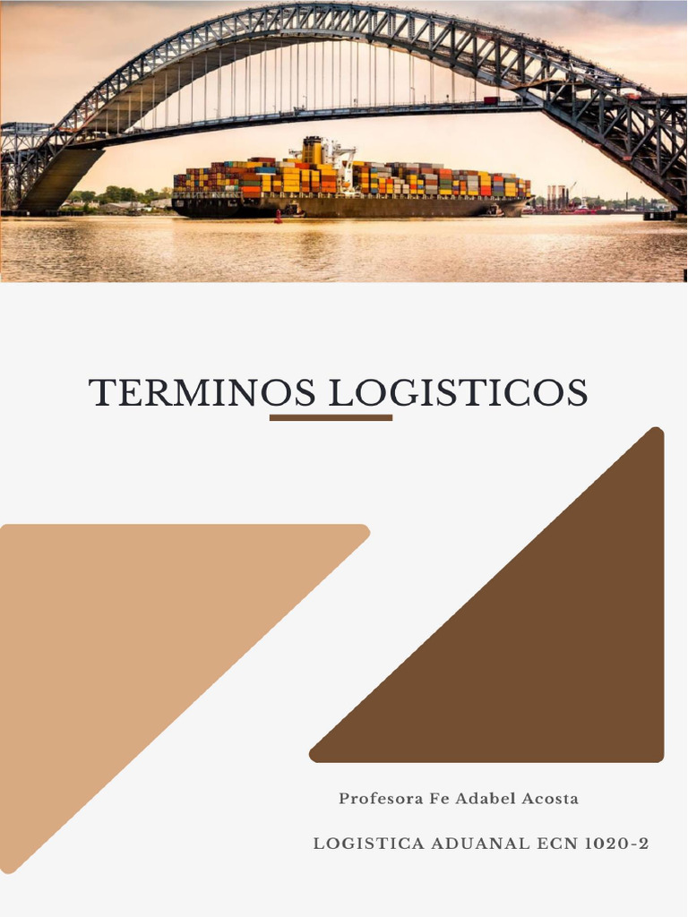 Términos Clave en Logística y Outsourcing | PDF | Cadena de suministro ...