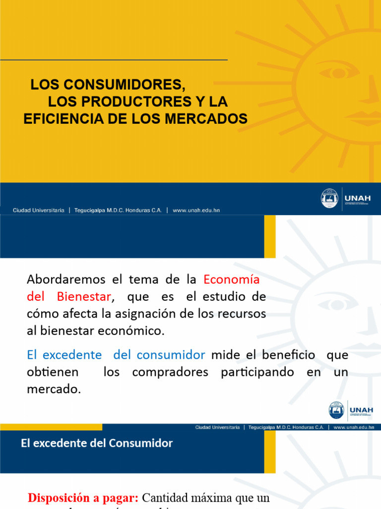 Excedente del Consumidor y Productor | PDF | Excedente económico ...