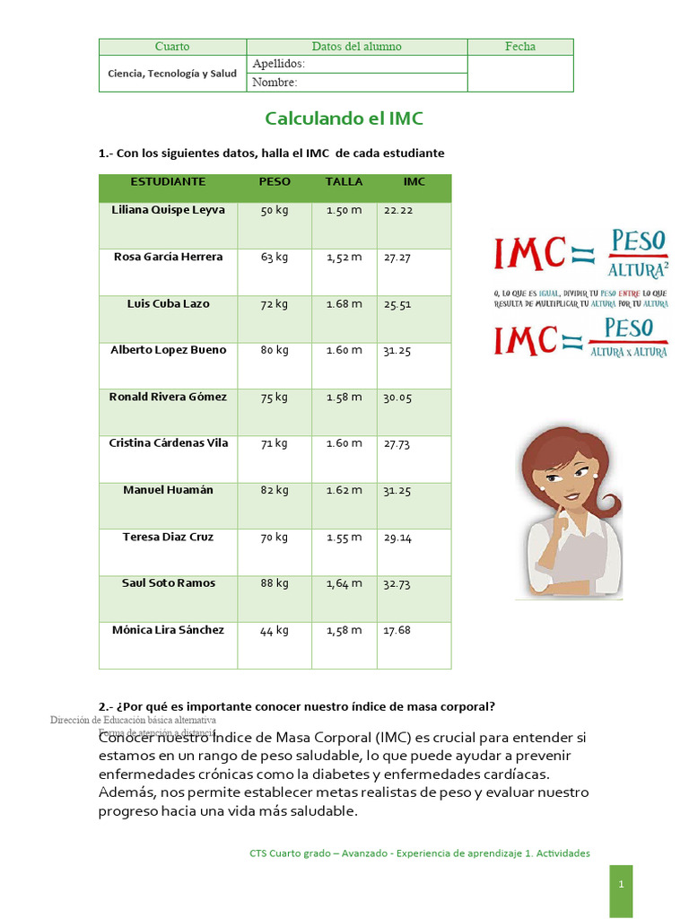 Calculando IMC | PDF