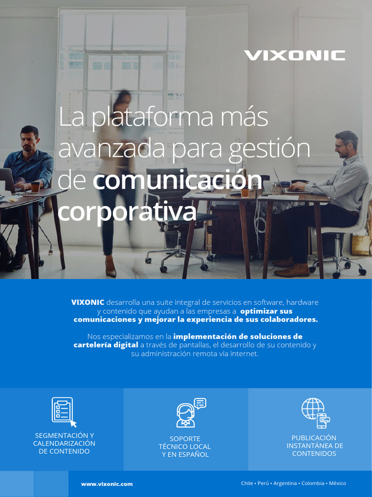 Soluciones de Comunicación VIXONIC | PDF | Software de la aplicacion ...
