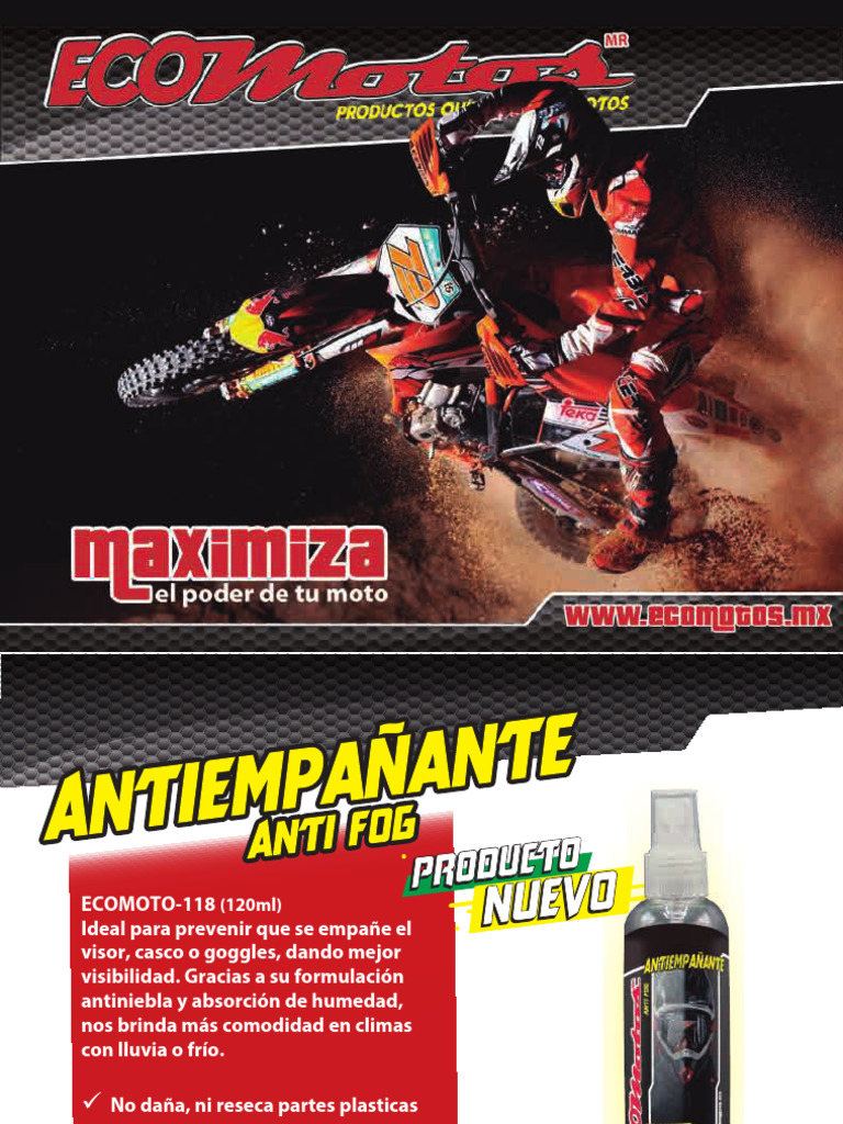 Productos ECOMOTO: Limpieza y Protección | PDF | Neumático | Rodamiento ...