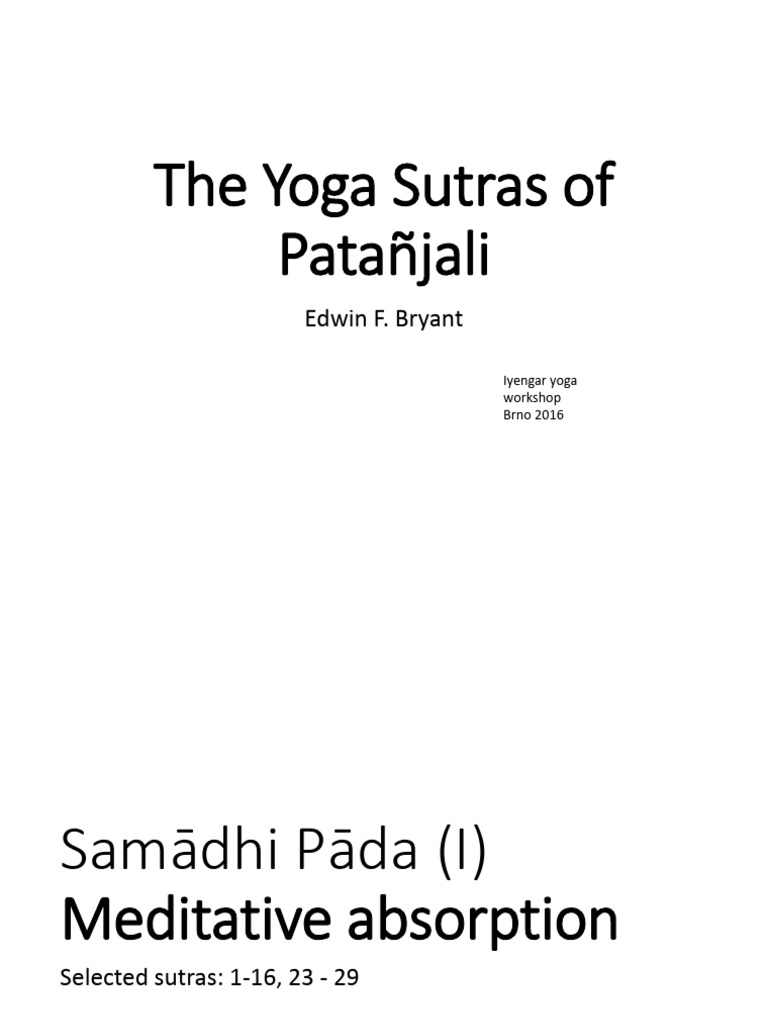 Module 1 The Yoga Sutras Reading Pdf