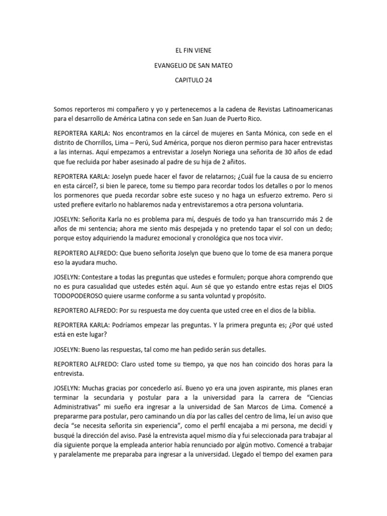 El Fin Viene | PDF | Noé | Oración