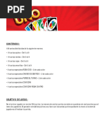 Reglas Oficiales de UNO | PDF | Jugando a las cartas | Dispositivos de ...