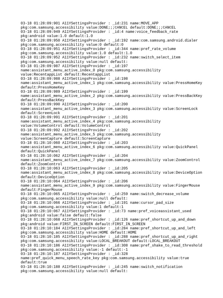 A11yprovider Log | PDF | Mobile Software | Alphabet Inc.