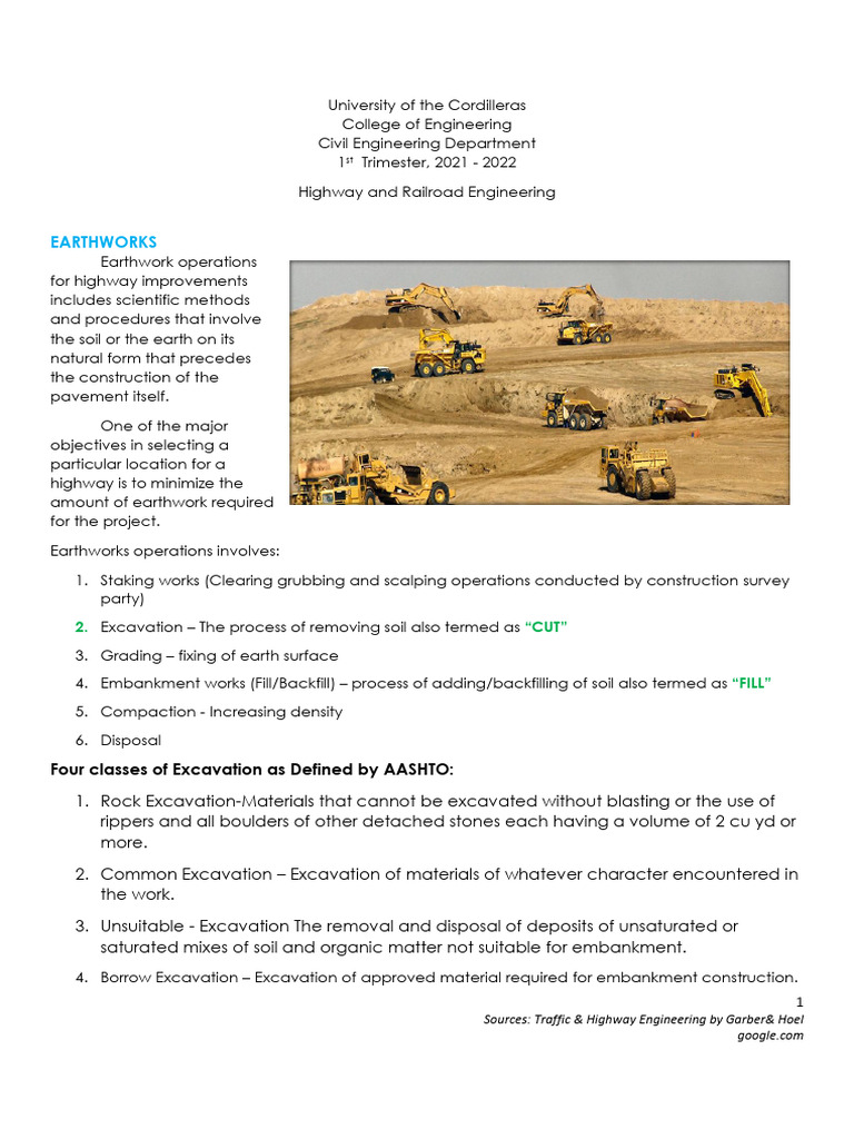 Earthworks 01 | PDF | Length | Civil Engineering
