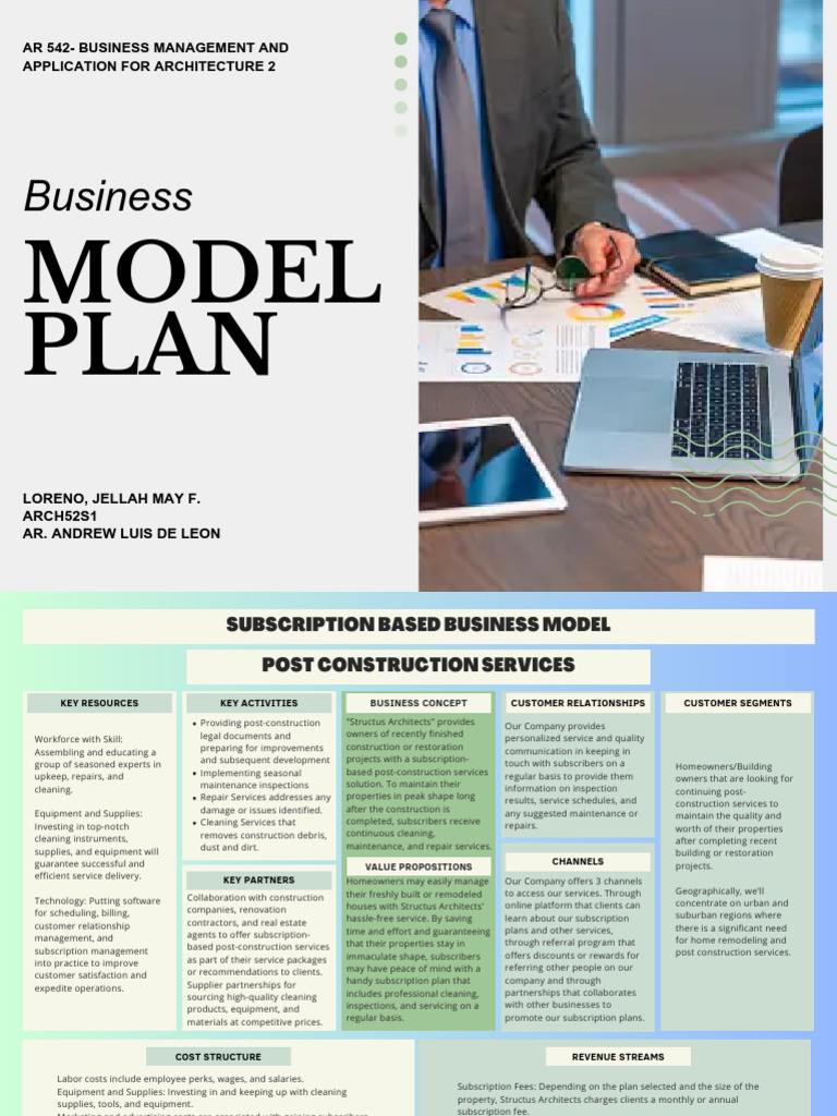 The Business Model Canvas | PDF | Subscription Business Model | Employment
