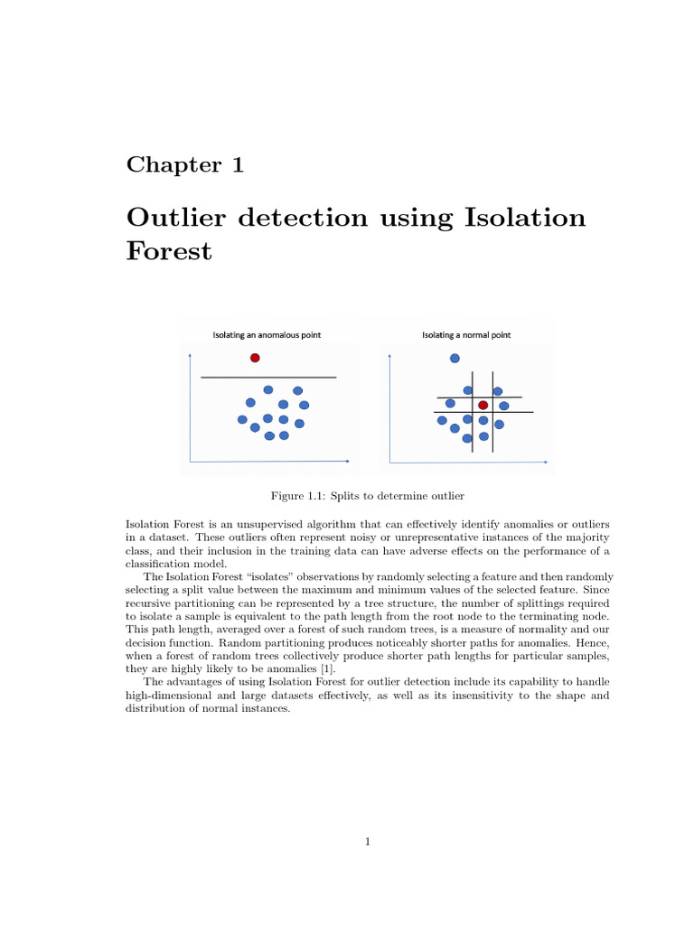 Isolation Forest for Outlier Detection | PDF | Computers
