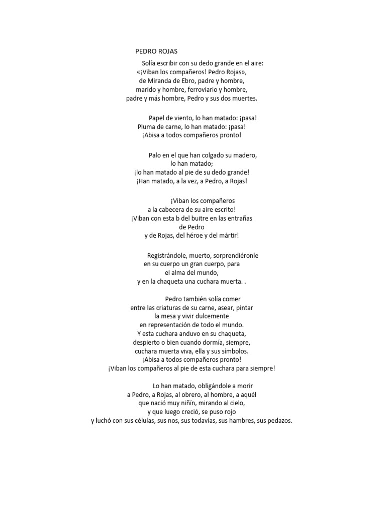 Textos - Pedro Rojas y Masas | PDF | Poesía | Prisión