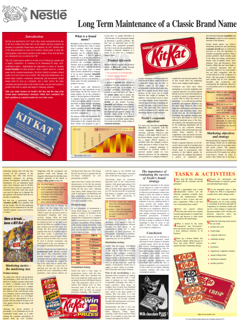 Caso de Estudio Kit Kat | PDF | Brand | Marketing