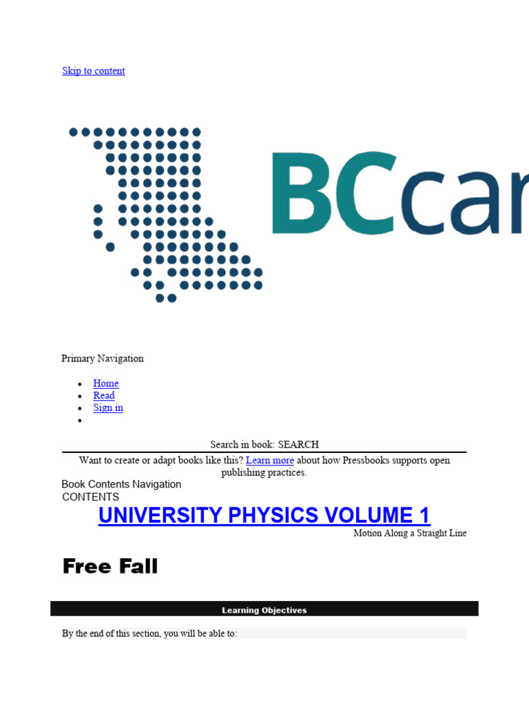 Freefall | PDF | Acceleration | Gravity