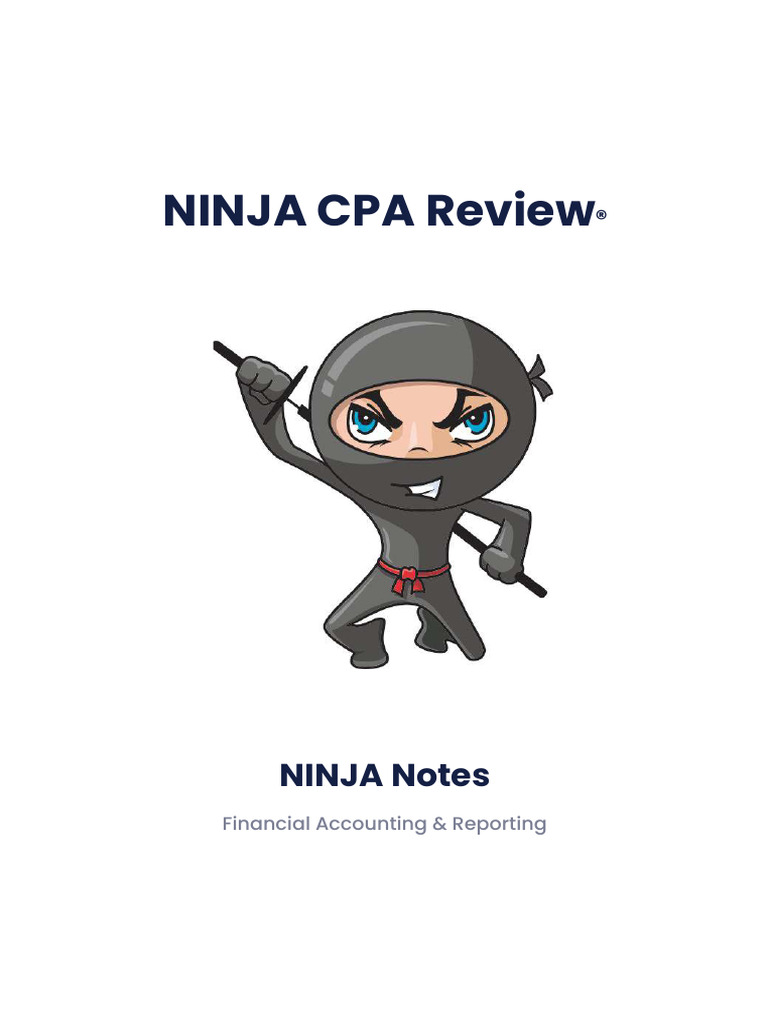 NINJA-Notes | PDF | Fund Accounting | Valuation (Finance)