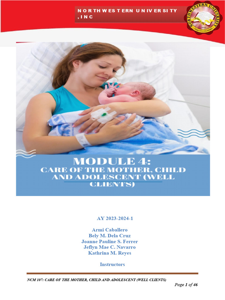 Module 4 The Intrapartal Period CANVAS | PDF | Childbirth | Miscarriage