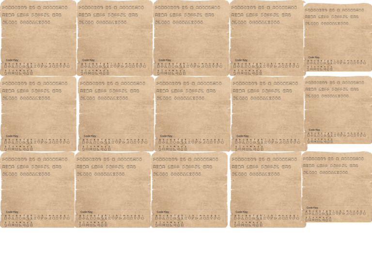 Secret Code Puzzle | PDF