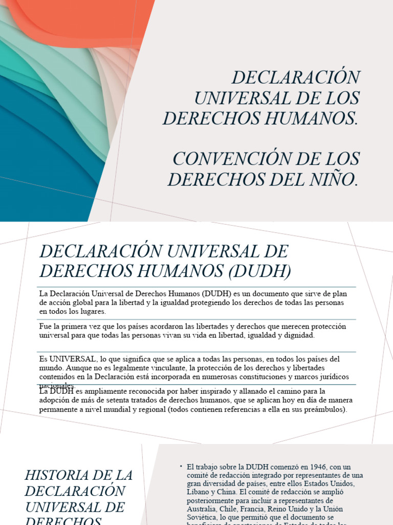 Declaración Universal de Los Derechos Humanos | PDF | Convenio europeo de derechos humanos ...