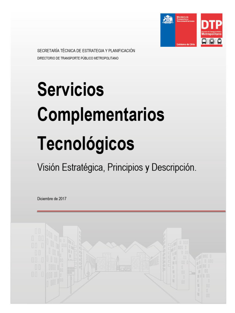 Servicios Complementarios Tecnológicos VFinal | PDF | Transporte
