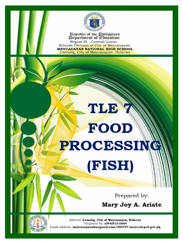Module 1 Food Processing Grade 8 Ariate Mary Joy A. | PDF ...