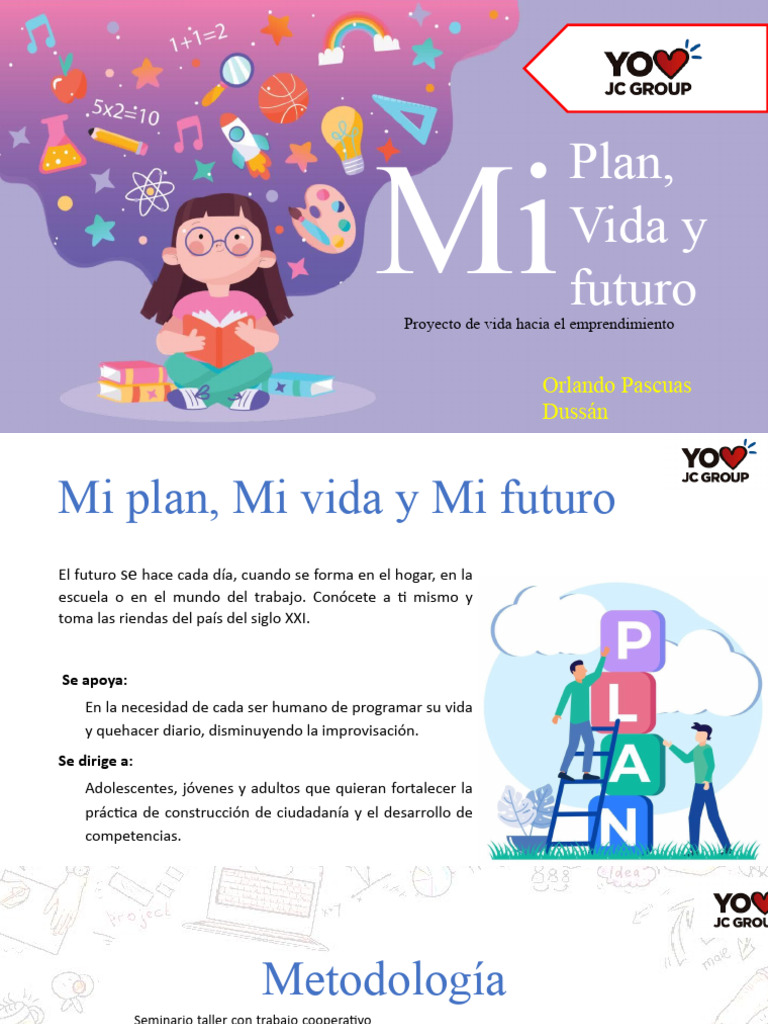 Mi Plan, Mi Vida y Mi Futuro | PDF | Iniciativa empresarial | Economias