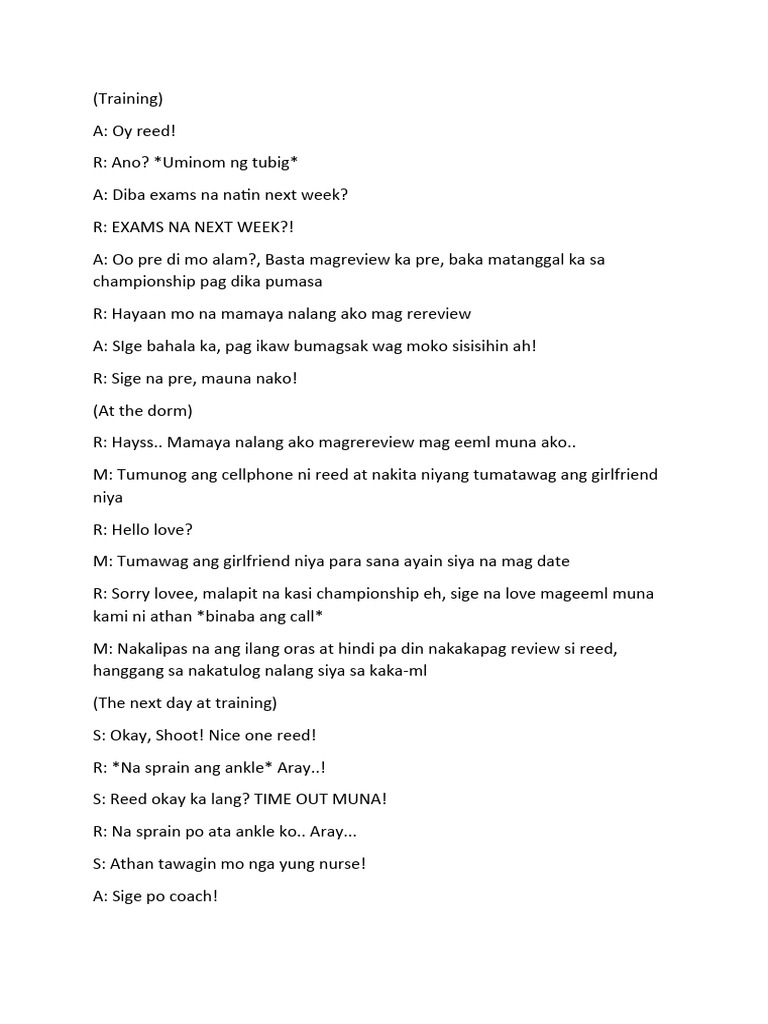 ESP (Time Management) Roleplay Script | PDF