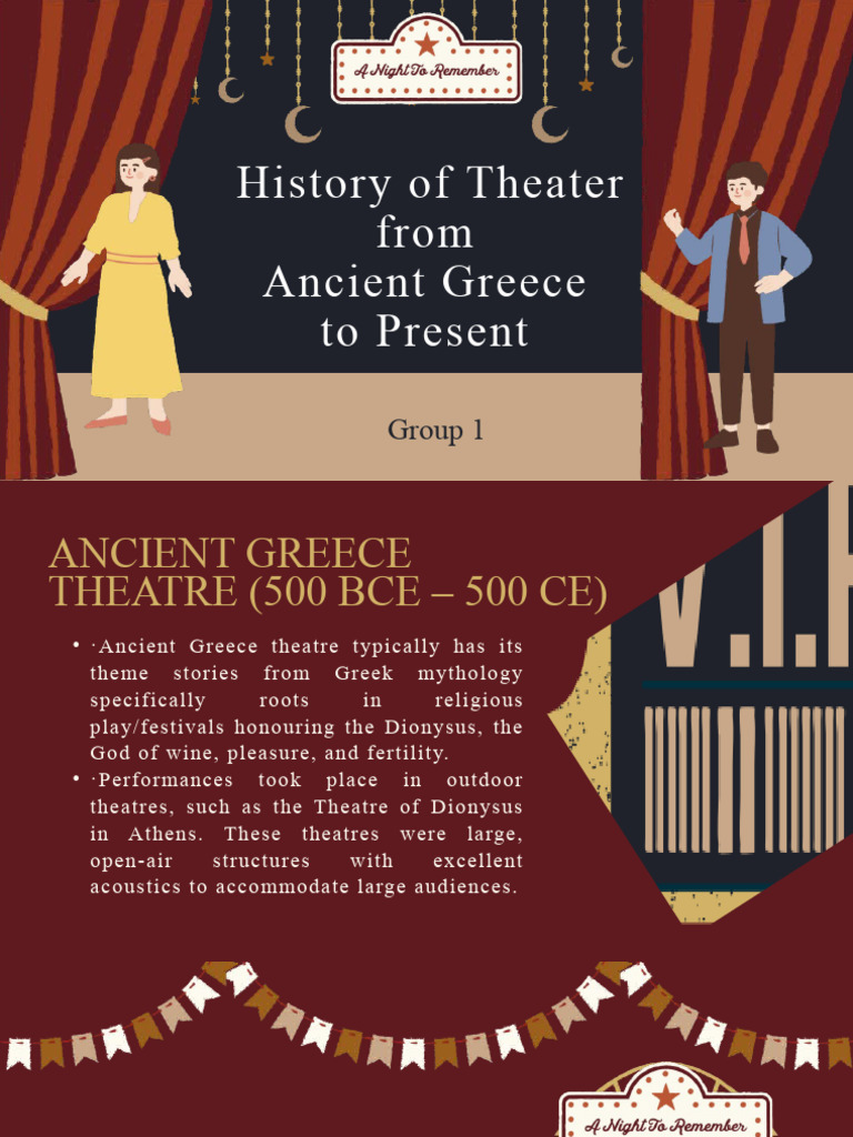 History of Theatre Group 1 | PDF | Theatre