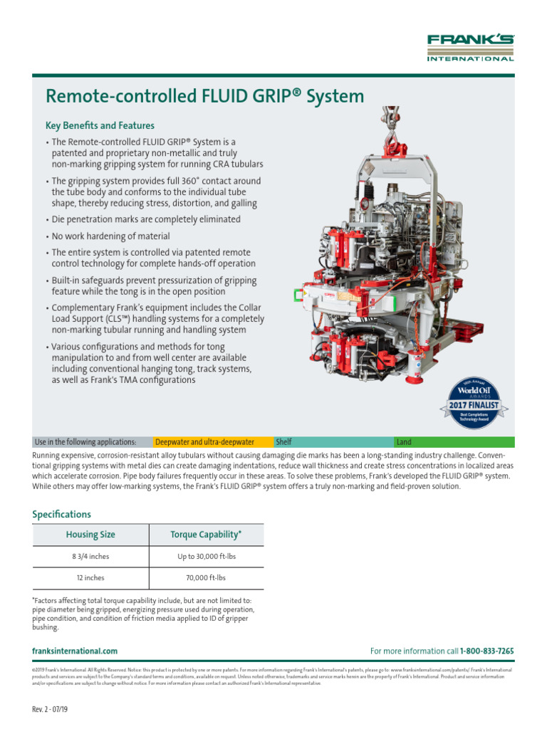 Remote-Controlled FLUID GRIP System | PDF | Pipe (Fluid Conveyance ...