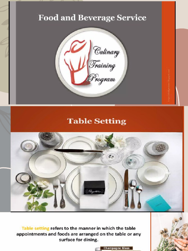 Table Setting | PDF | Business Economics | Business